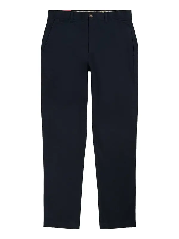 Barbour Sateen Tailored Trousers - Navy