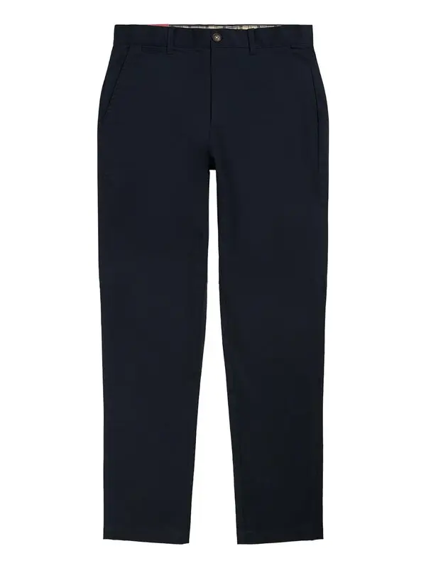 Barbour Sateen Tailored Trousers - Navy