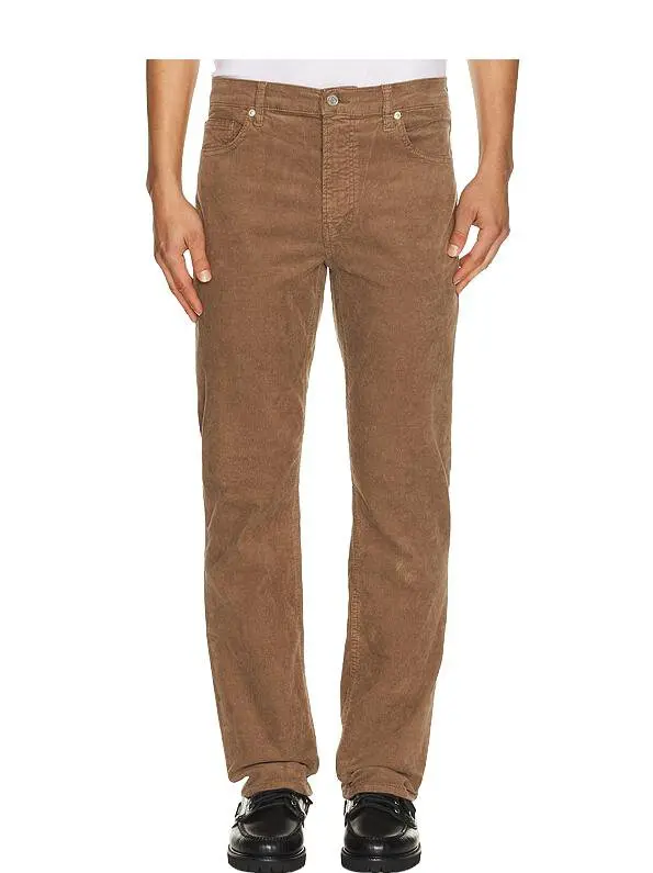FRAME Modern Straight Corduroy Pant - Brown