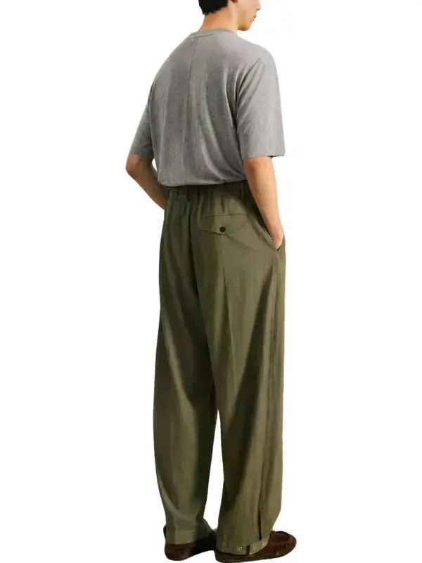 CROQUIS Straight Tapered Trousers - Neutrals