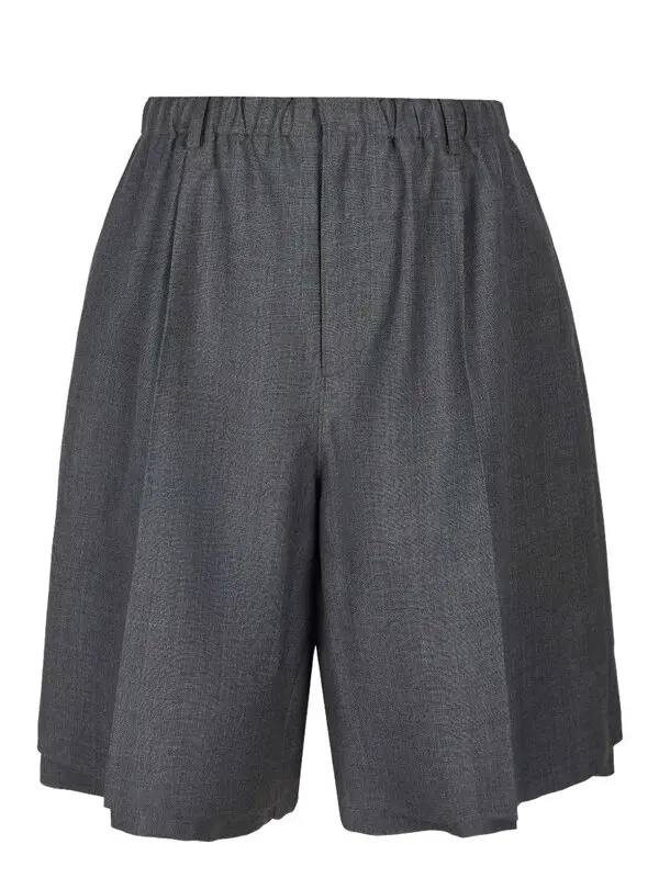 JNBY Double-layer Hem Shorts - Grey