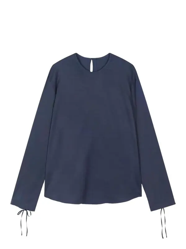 JNBY Tie-cuff Blouse - Blue