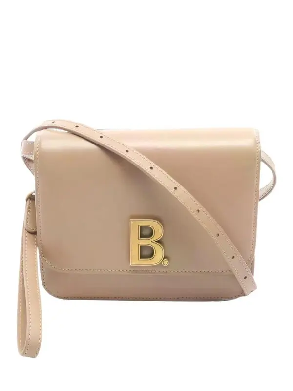 Balenciaga B. Logo Shoulder Bag - Neutrals