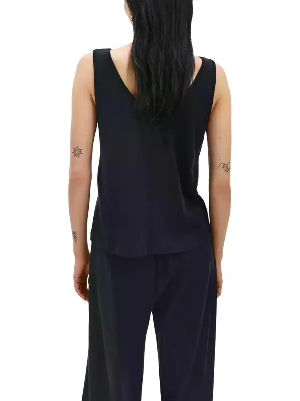 Bite Studios Sleeveless Crepe Tank Top - Black