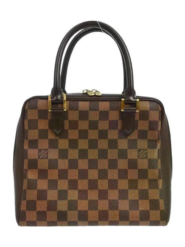 LOUIS VUITTON 2002 Brera Damier Tote Bag - Brown