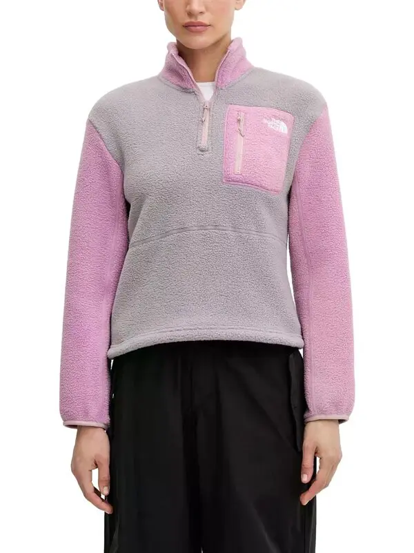 The North Face Yumiori 1/4 Zip Fleece Jacket - Grey