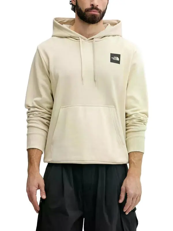 The North Face Logo Patch Drawstring Hoodie - Neutrals
