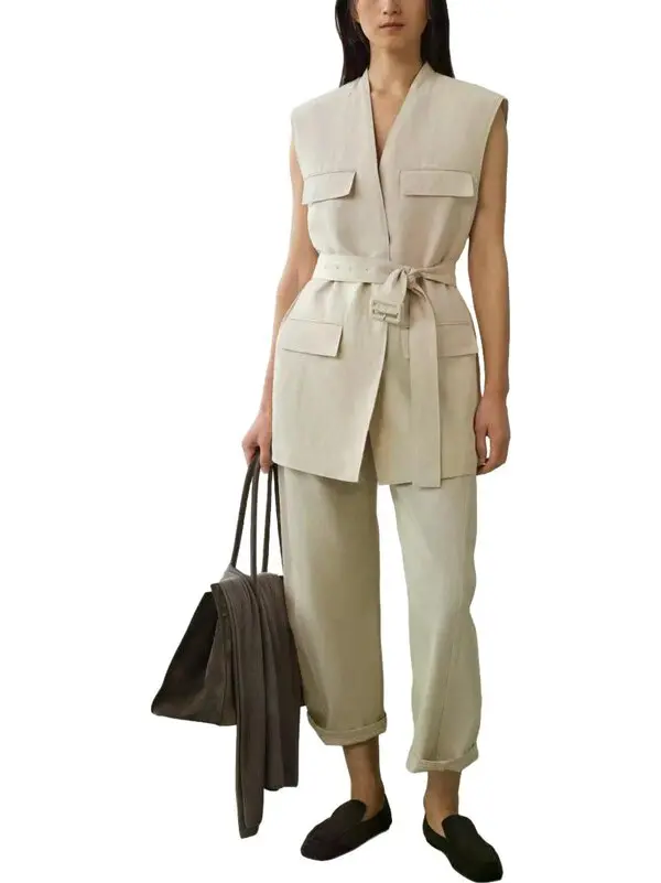 LESS Belted Vest - Neutrals