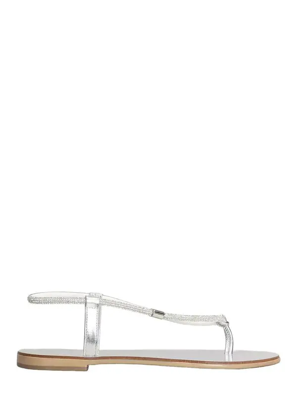 NICOLAS LAINAS Flat Sandals - Silver