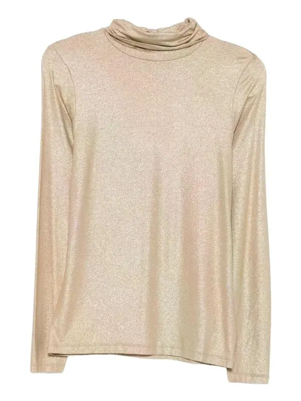 Majestic Filatures Metallic Effect Long-sleeve Top - Neutrals