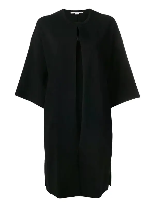 Stella McCartney Compact Knit Coat - Black