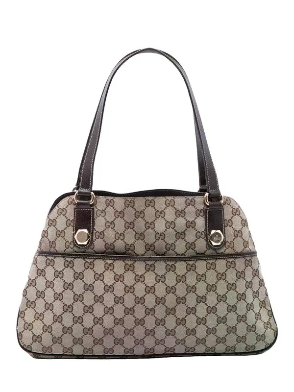 Gucci Gg Canvas Charmy Shoulder Bag - Neutrals