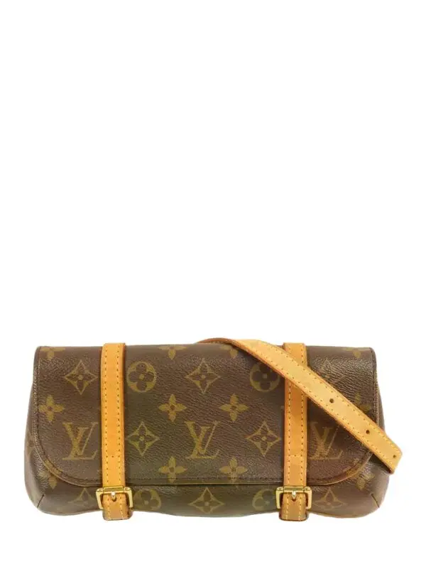 LOUIS VUITTON Pochette Marelle Monogram Shoulder Bag - Brown