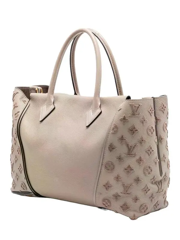 LOUIS VUITTON Monogram Embossed Tote Bag - Neutrals