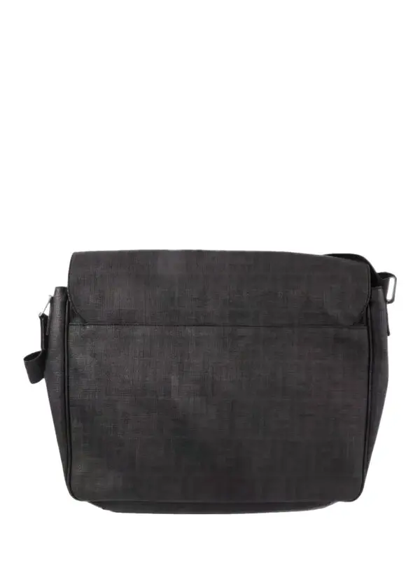 Fendi Zucchino Ff-monogram Shoulder Bag - Black