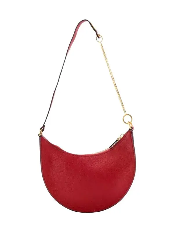 Valentino Garavani Vlogo Leather Mini Hobo Bag - Red