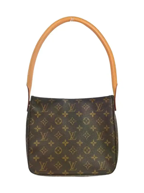 LOUIS VUITTON Monogram Canvas Looping Shoulder Bag - Brown