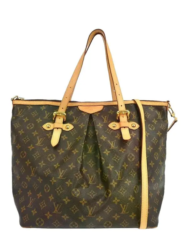 LOUIS VUITTON Palermo Monogram Tote Bag - Brown