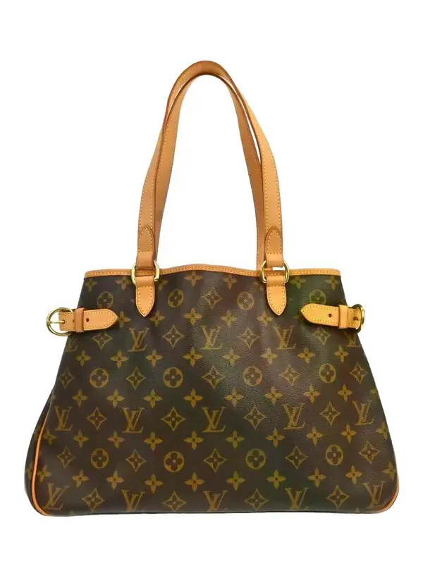 LOUIS VUITTON Monogram Canvas Batignolles Horizontal Tote Bag - Brown