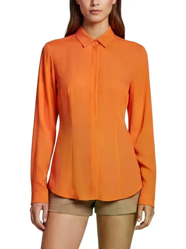 Versace Crepe De Chine Shirt - Orange