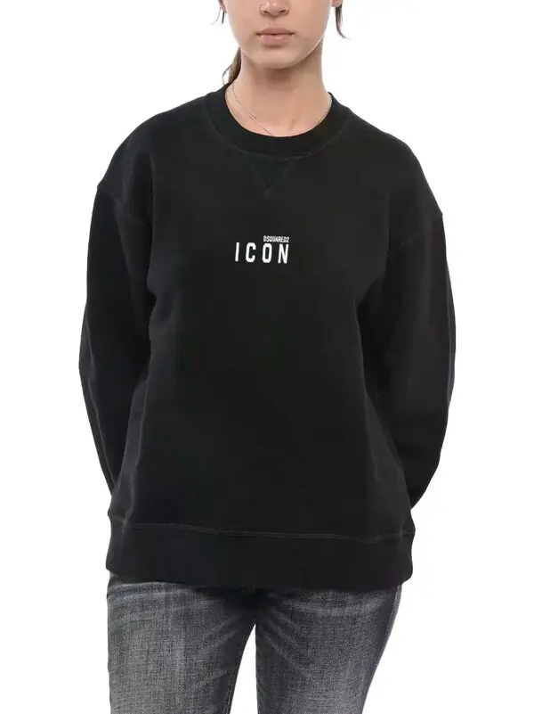Dsquared2 Icon Logo Crewneck Sweater - Black