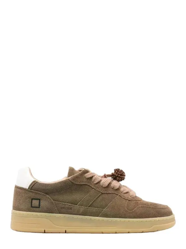 D.a.t.e. Court 2.0 Logo-embossed Suede Sneakers - Brown