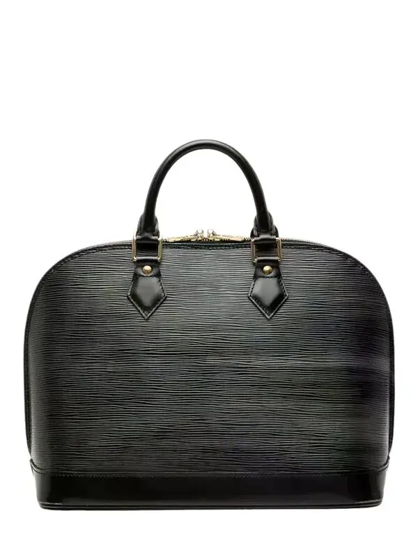 LOUIS VUITTON Epi Alma Pm Handbag - Black