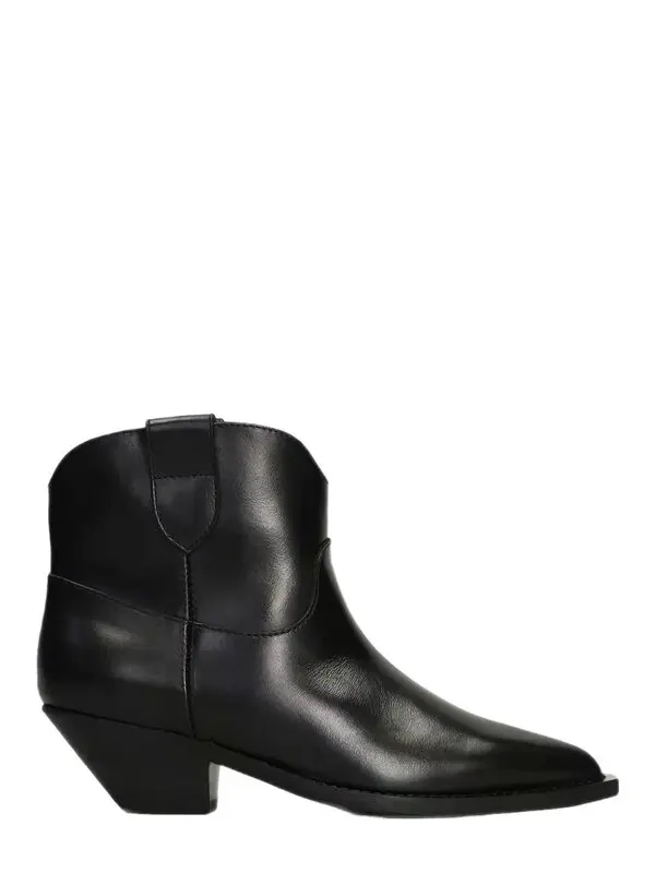 VIA ROMA 15 Pointed-toe Ankle Boots - Black