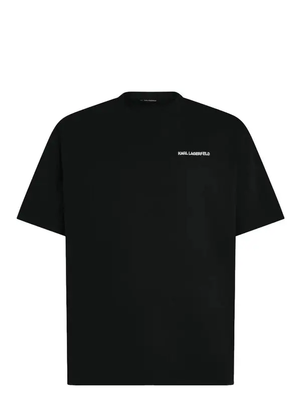 Karl Lagerfeld Après Ski Club Logo T-shirt - Black
