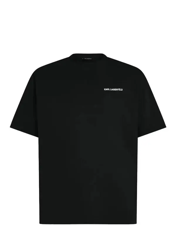 Karl Lagerfeld Après Ski Club Logo T-shirt - Black
