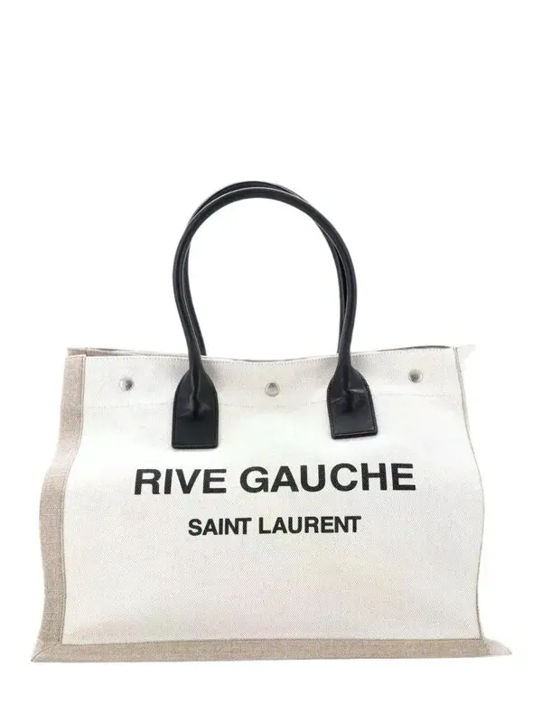 Saint Laurent Rive Gauche Tote Bag - Neutrals