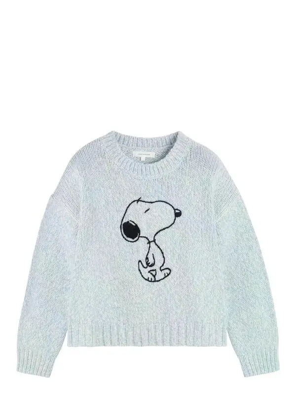 Chinti & Parker Snoopy Marl Sweater - Blue