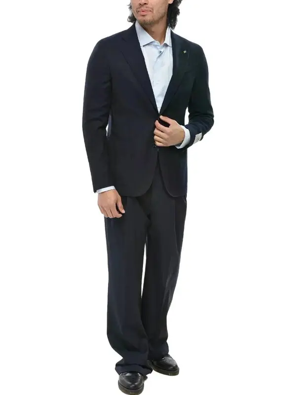 Corneliani Single-breasted Blazer - Blue