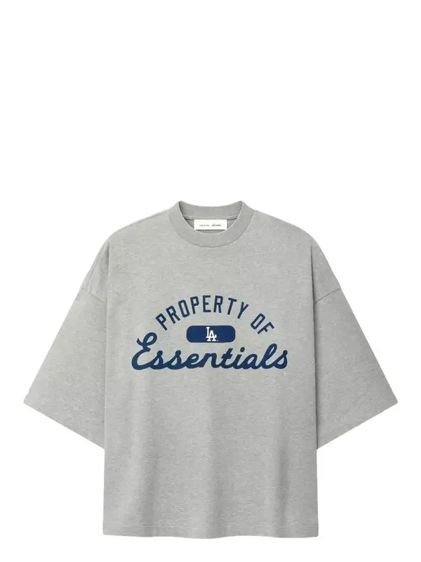 Fear Of God Dodgers Merch T-shirt - Grey