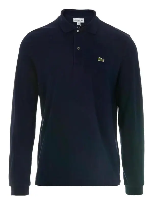 Lacoste Classic Fit Long-sleeved Polo Shirt - Blue