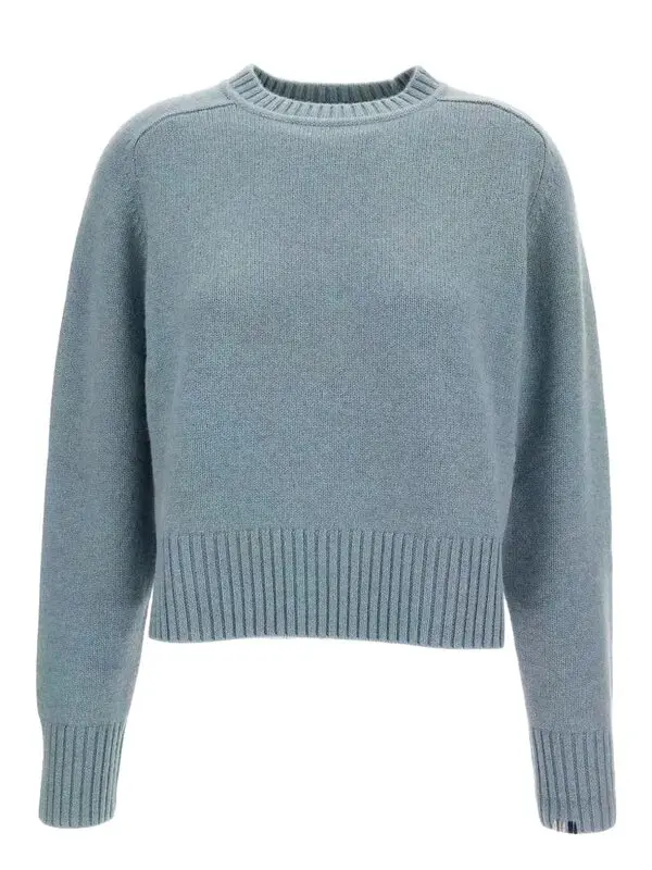 Extreme Cashmere N.167 Crew-neck Ribbed-trim Sweater - Blue