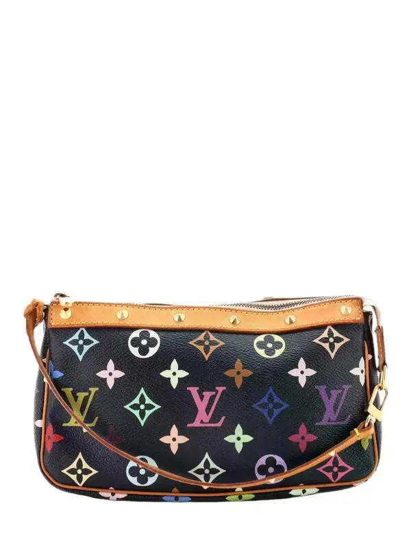 LOUIS VUITTON Monogram Multicolor Pochette Accessoires Clutch - Black