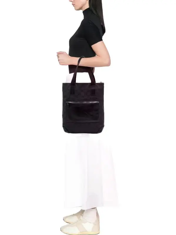 Gucci Gg Nylon Tote Bag - Black