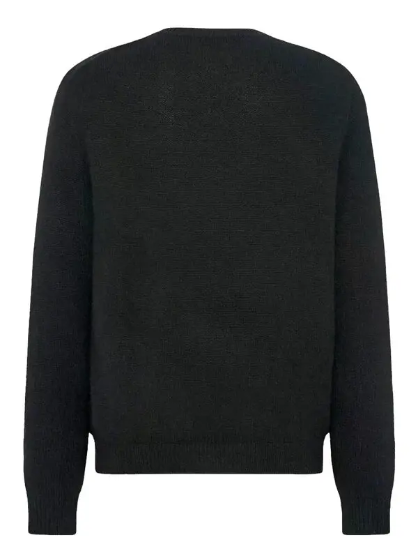 THE ROW Cyrus Cashmere Alpaca Blend Crewneck Sweater - Black