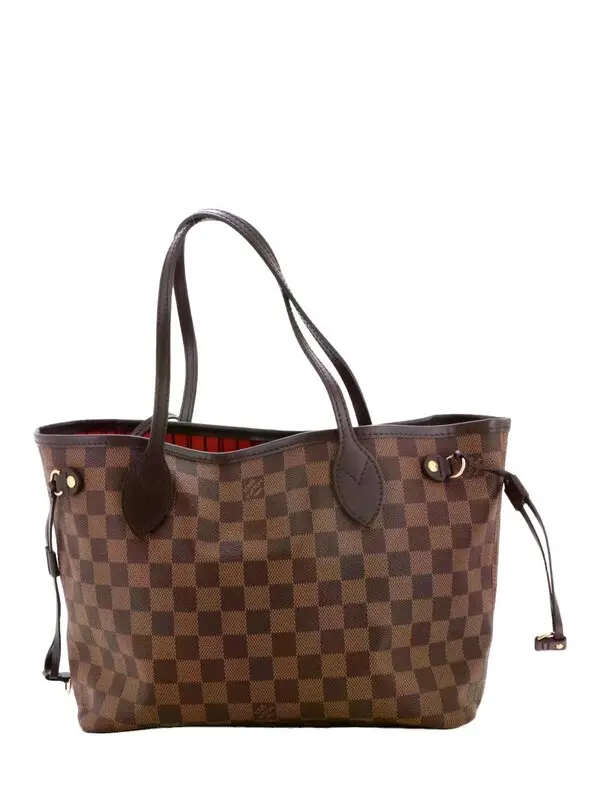 LOUIS VUITTON Neverfull Nm Damier Tote Bag - Brown