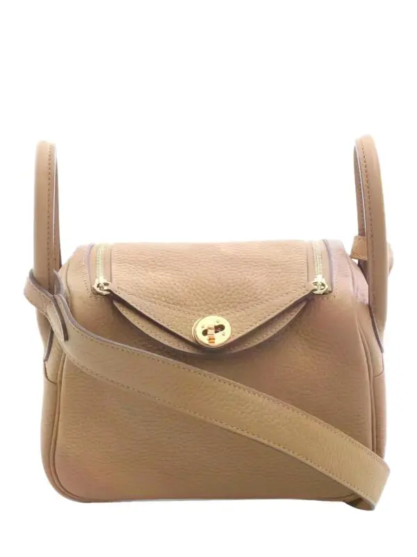 Hermès 2021 Mini Lindy Tote Bag - Brown