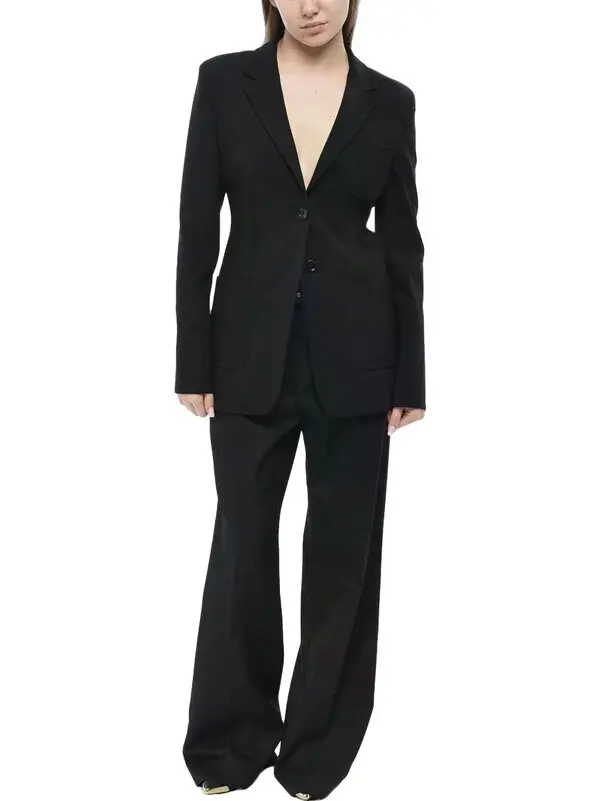 Max Mara Backless Single-breasted Blazer - Black