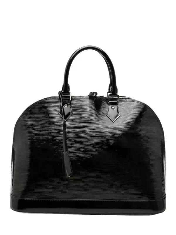 LOUIS VUITTON Electric Epi Alma Gm Handbag - Black