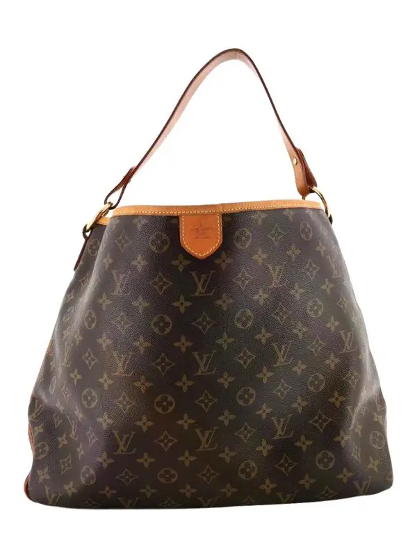 LOUIS VUITTON Monogram Canvas Mm Hobo Bag - Brown