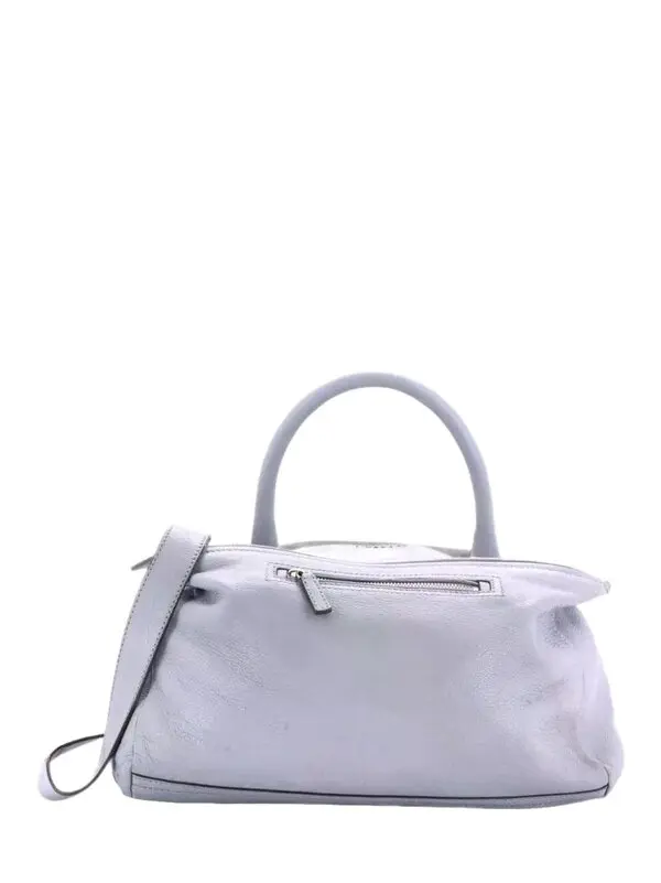 Givenchy Pandora Leather Shoulder Bag - Grey