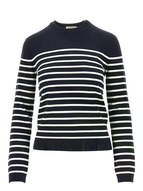Max Mara Silk And Wool Blend Sweater - Blue