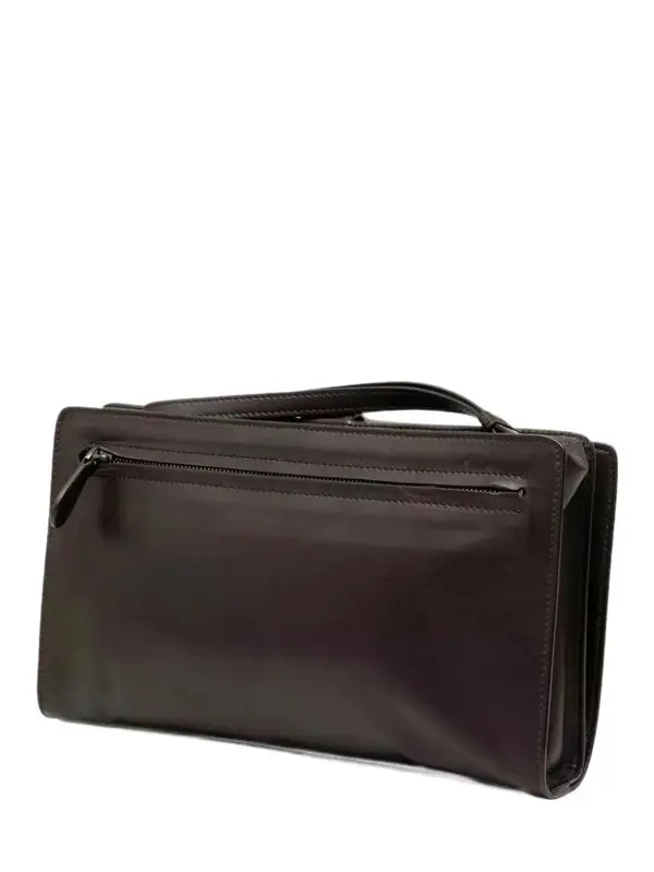 Bottega Veneta Nappa Intrecciato Clutch Bag - Brown