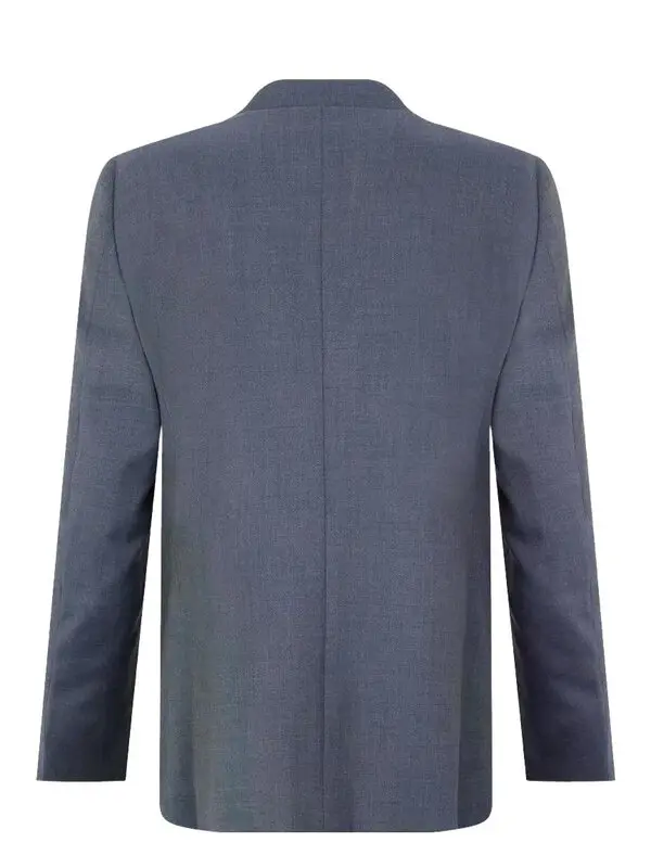 Canali Single-breasted Wool Jacket - Blue
