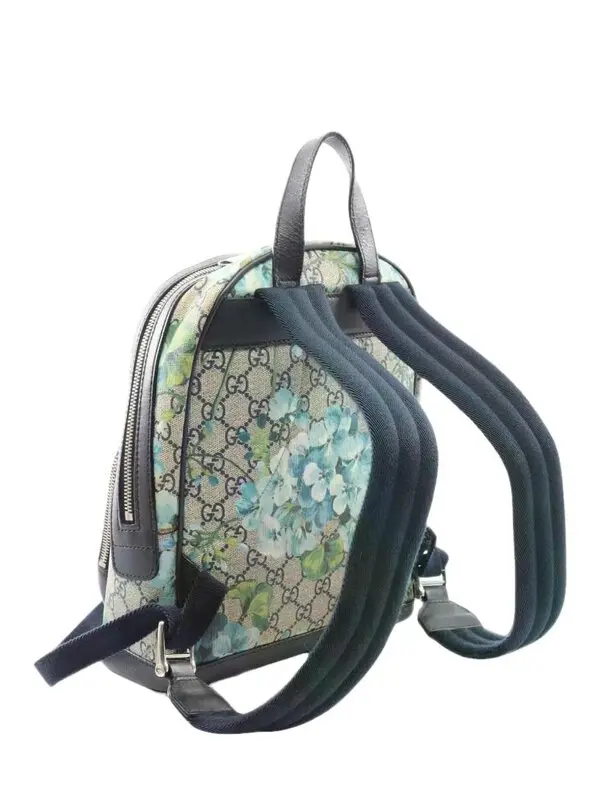 Gucci Gg Blooms Monogram Canvas Backpack - Neutrals