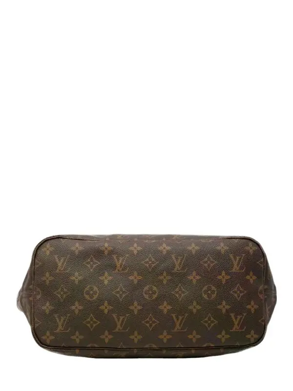 LOUIS VUITTON 2009 Monogram Neverfull Mm Tote Bag - Brown